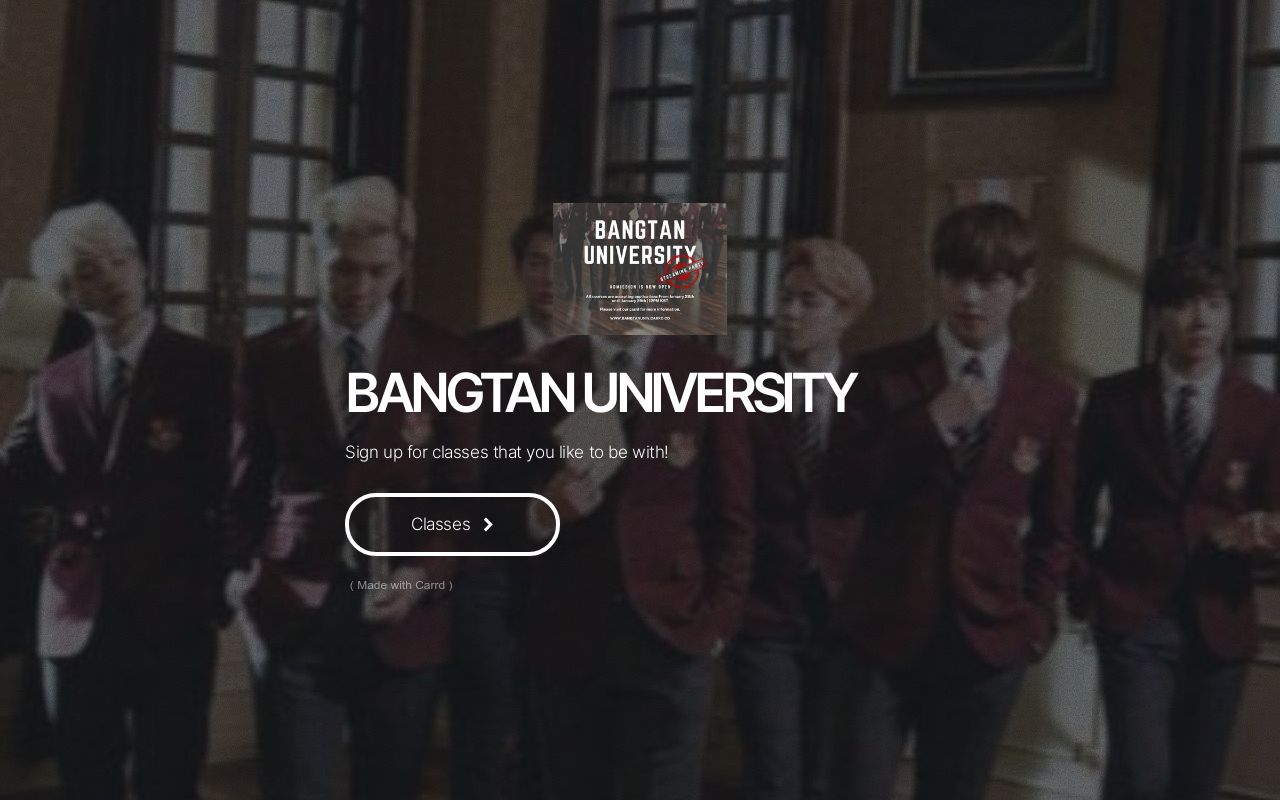 Bangtan University (Streaming Party)